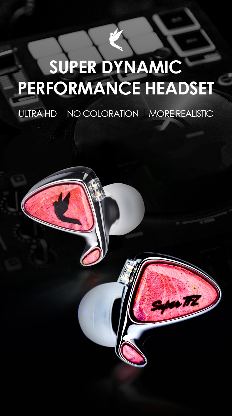 TFZ FORCE 5 Monitoring Headset Wired Stage HIFI Earphone The Fragrant Zither SUPERTFZ FORCE5 ...