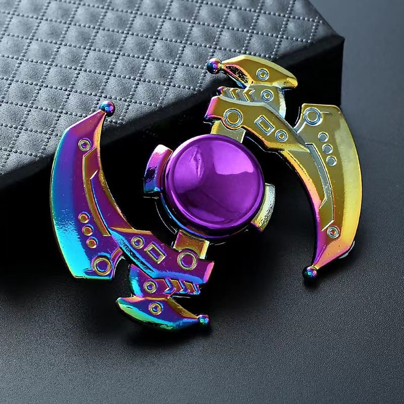 2022New Colorful Fidget Spinner Zinc Alloy Decompression Toy Hand ...