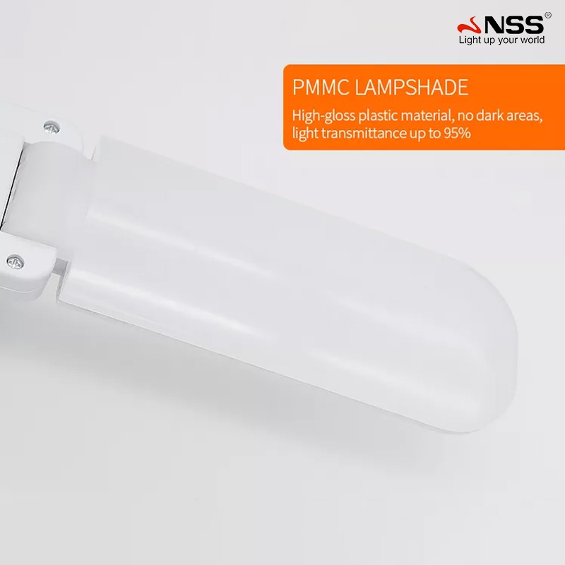 NSS Foldable LED Fan Bulb light bulb 30W 6500K 1954 Lumen LED lights ...