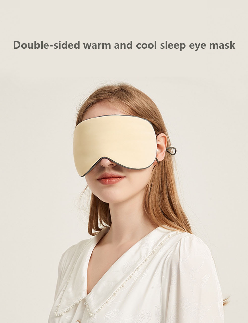 Double-sided Warm and Cool Sleep Eye Mask Travel Eye Covers All-season ...
