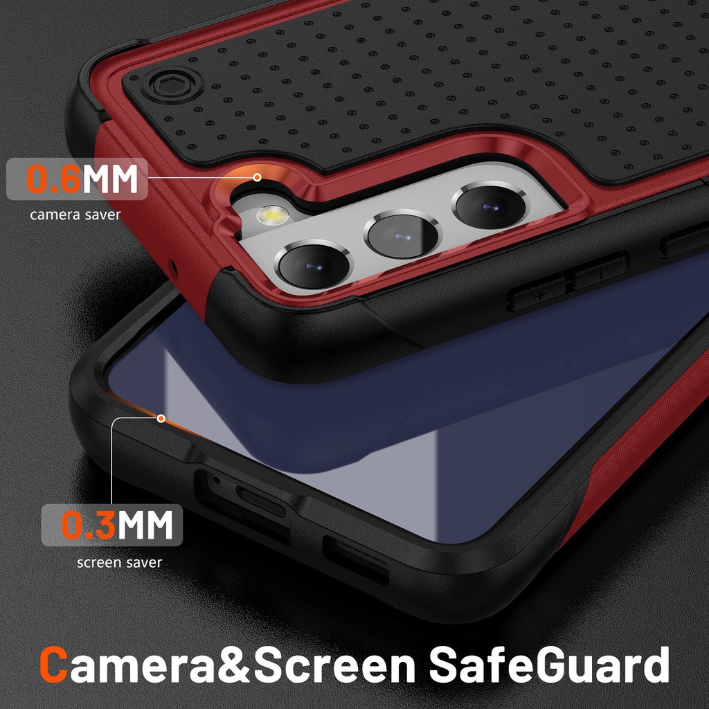 Armor Bumper Heavy Duty Shockproof Phone Case for Xiaomi Redmi Note 9 ...