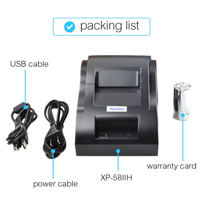 [30*Paper] Combo Set A Mobile Bluetooth Thermal Printer with Basic POS ...