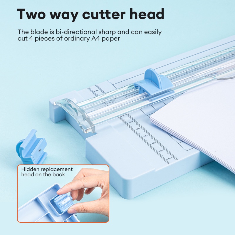 Deli A4/A5 Paper Cutter Sharp Paper Cutting Tool Manual Paper Trimmer ...