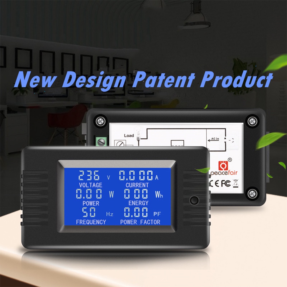 PZEM-020 PZEM-022 6in1 Digital AC 80-260V Power Energy Monitor Voltage ...