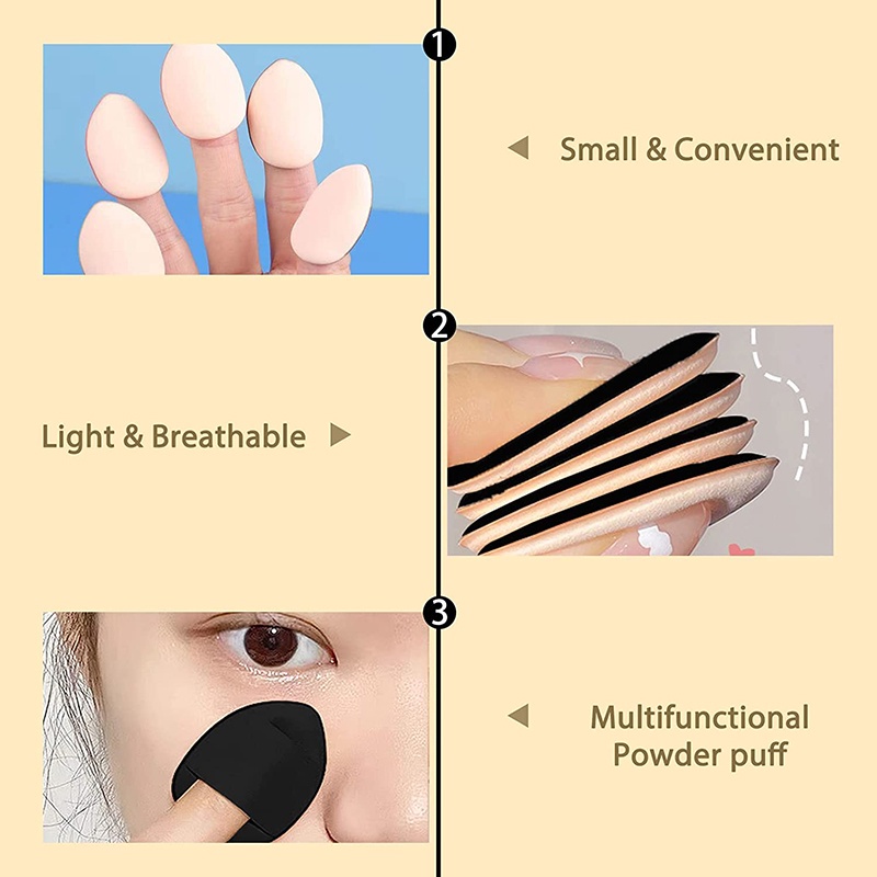 1 Thumb puff mini small finger tip puff air cushion | Shopee Philippines