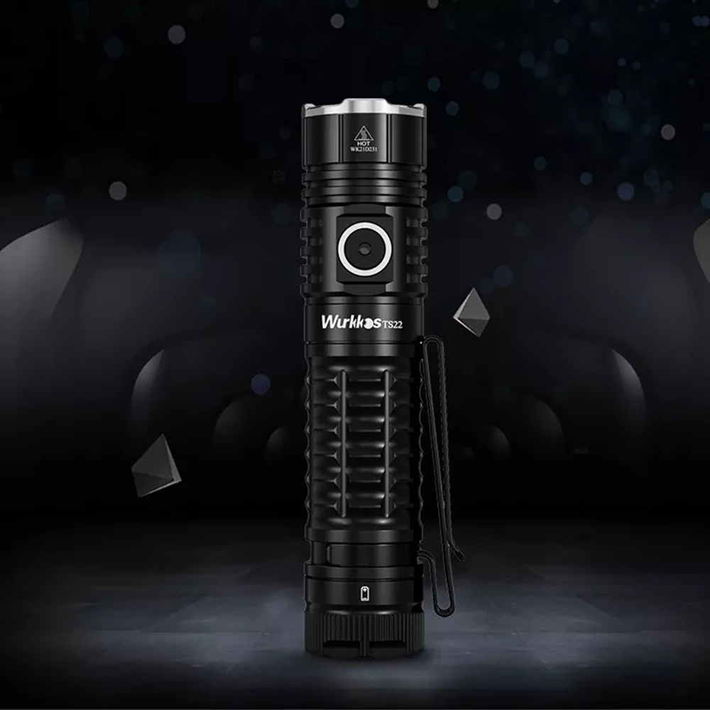 Wurkkos TS22 USB C Rechargeable 21700 LED XHP70.2 Powerful 4500LM ...