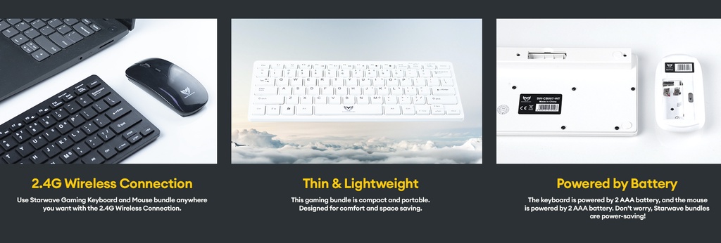 EasyPC | STARWAVE SW-CB007 2.4g Wireless keyboard and mouse set ...