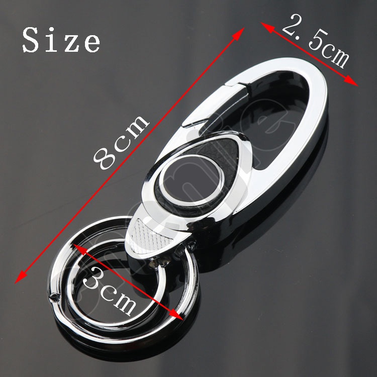High quality New Creative Alloy Leather Car Logo Keyring Keychain Metal ...
