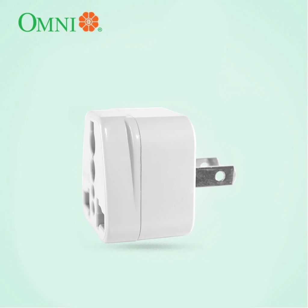 OMNI Universal Outlet Adapter Plug 10A 220V for Electrical Appliances ...