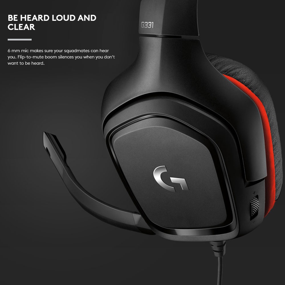EasyPC | Logitech G331 Leatherette Stereo Console and mobile foldable ...