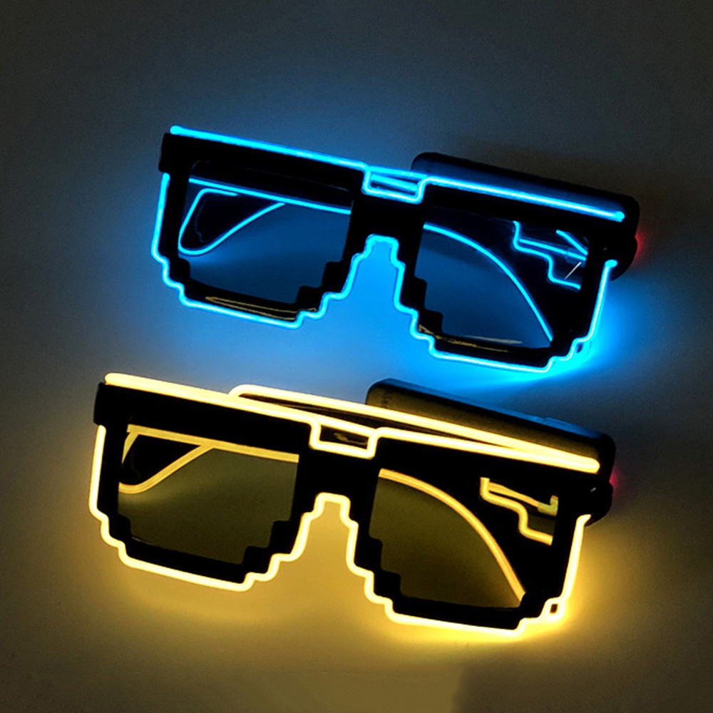 Tik Tok LED Luminous Glasses Mosaic Trampody Nightlight LED New ...