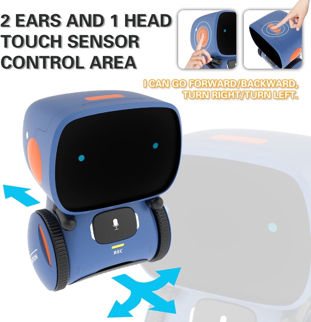 Emo Robot Smart Robots Dance Voice Command Sensor, Singing, Dancing ...