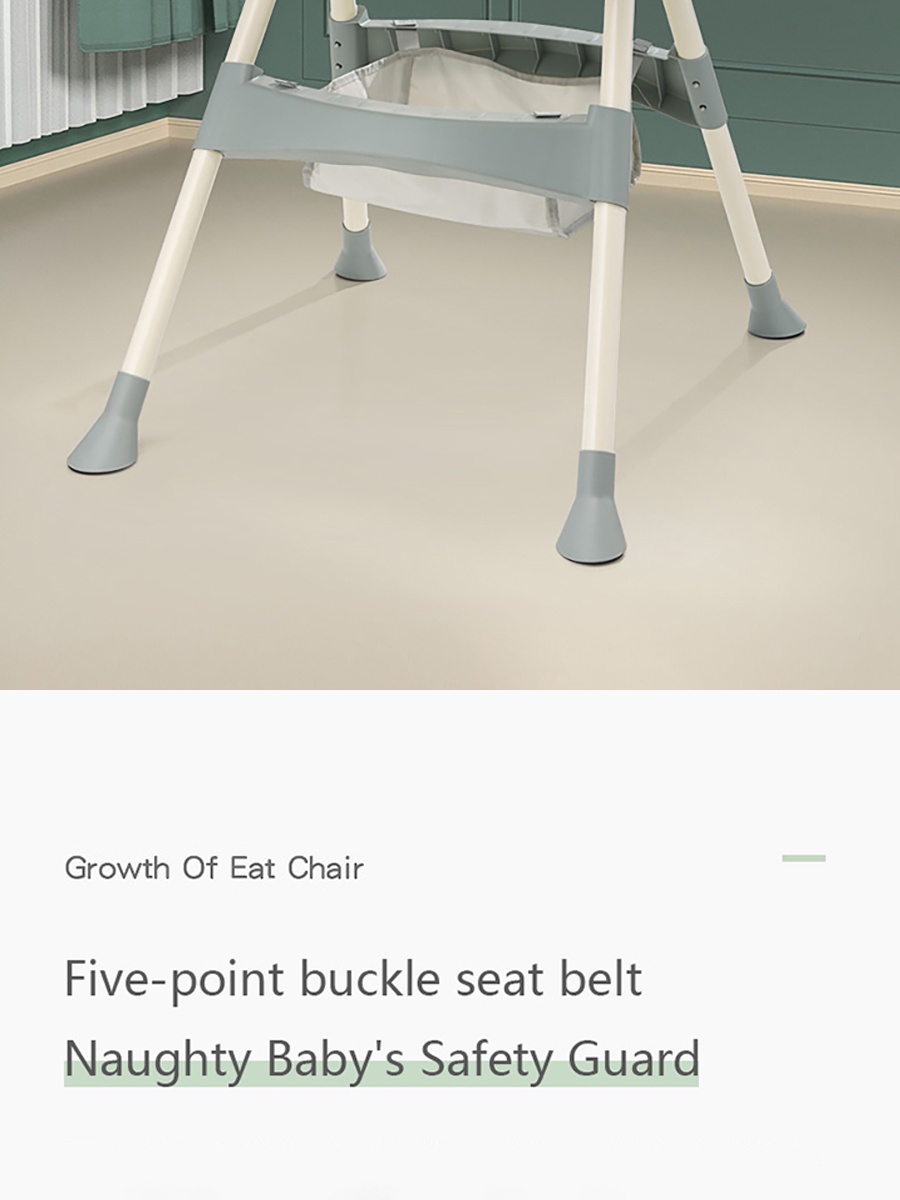 Foldable high chair for baby Adjustable Height High Chair Clean Baby ...