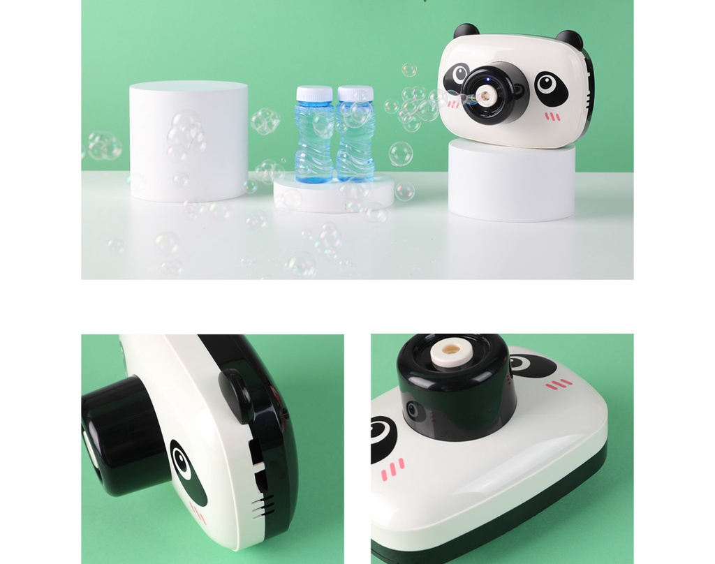 MINISO Animal Series Electric Camera Bubble Machine Foam Outdoor Play ...