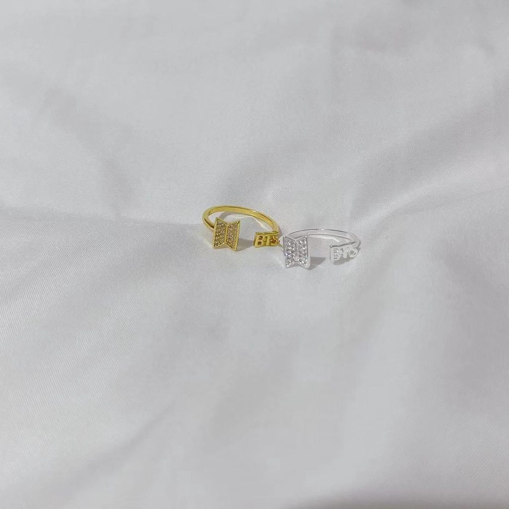 Kpop BTS Bangtan Boys Inspired Army Adjustable Ring for Women ...