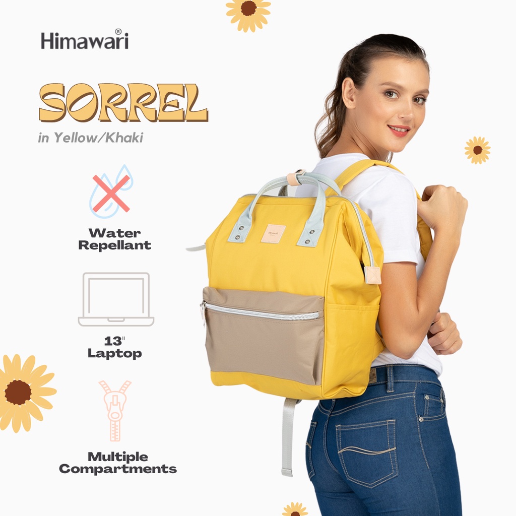 Himawari Sorrel 13 Laptop Backpack for Women Men Backpack with USB Port ...
