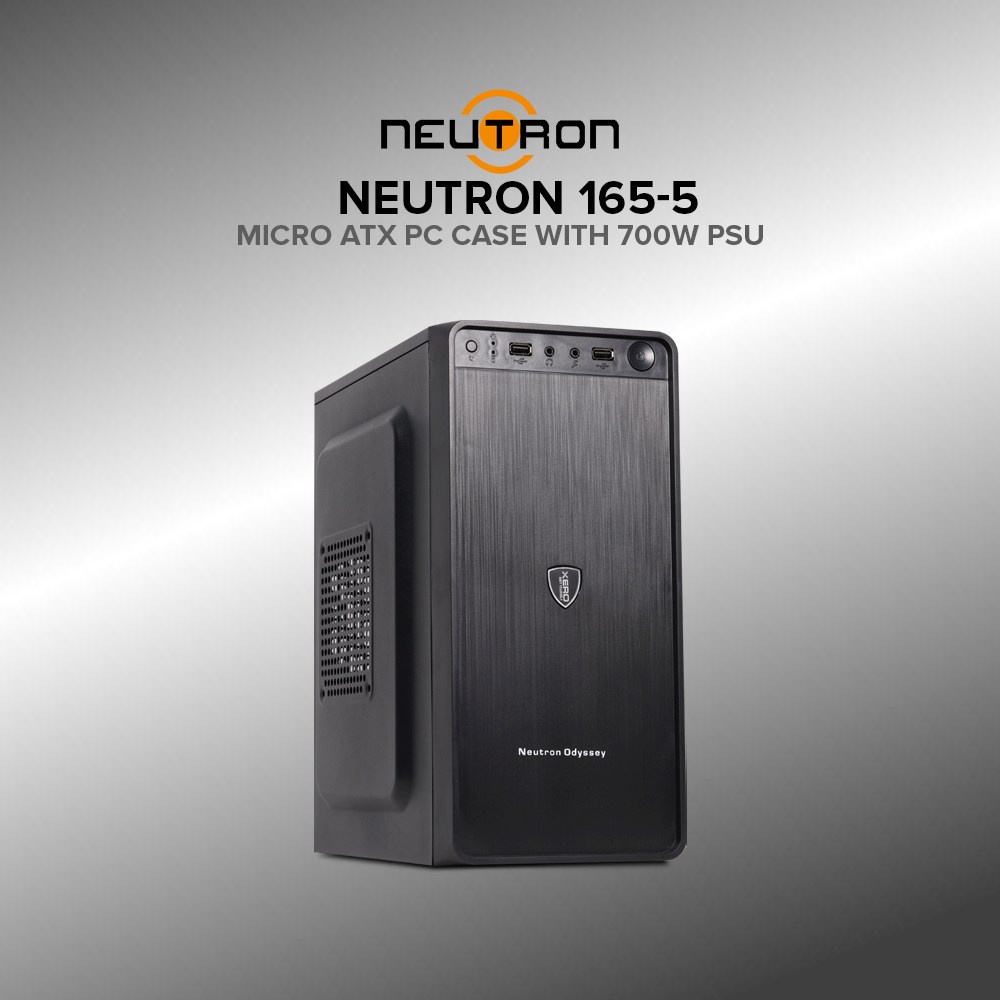 EasyPC | Neutron 165-5 or 165-2 Honeycomb Micro-ATX PC Case with 700W ...