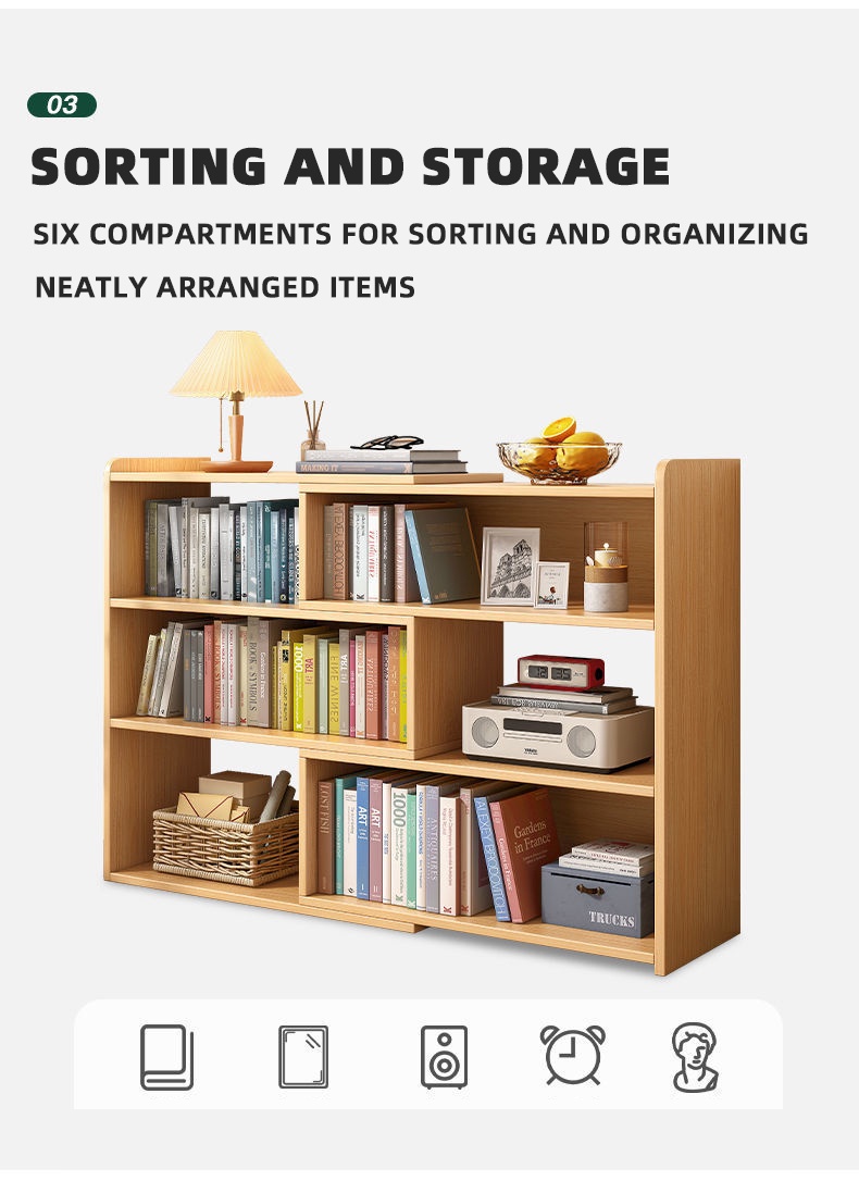 Sanxun Shelf Organizer Retractable Combination Bookshelf Corner Shelf ...