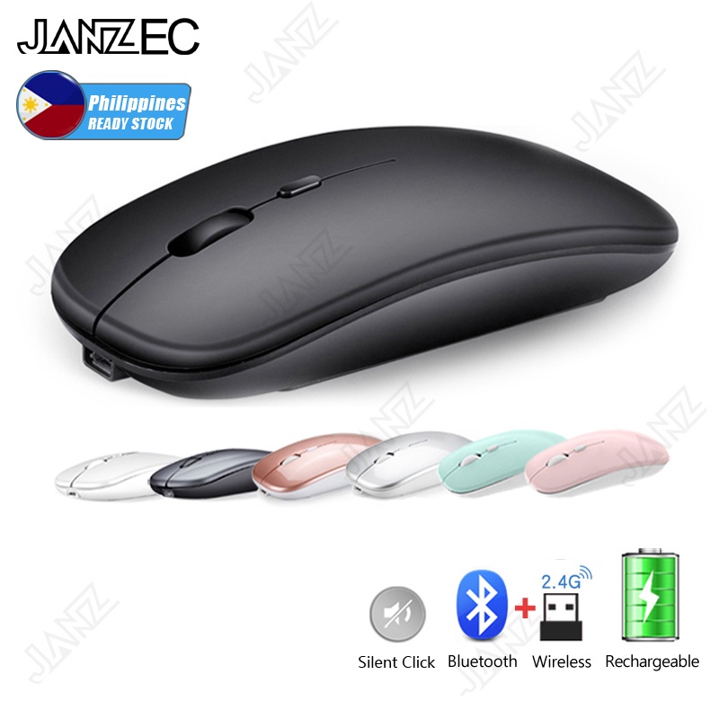 【Ready Stock】Wireless Mouse Bluetooth Mouse Optical Rechargeable ...