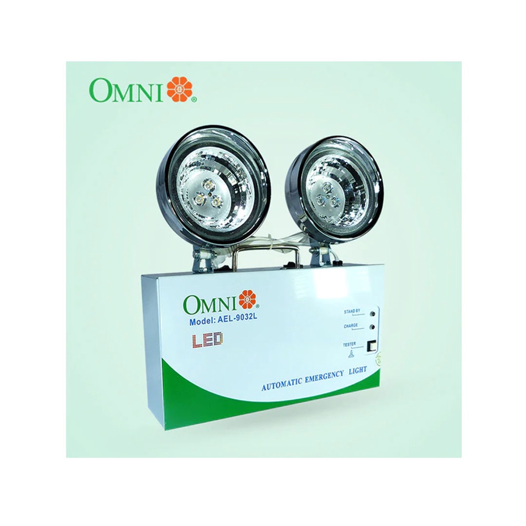 OMNI LED Automatic Emergency Light 12V w/ 2x3W High Power SMT, 14 Hours Max. Performance | AEL ...