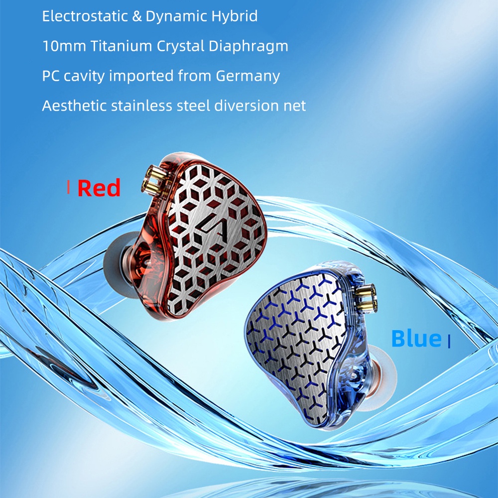 FAAEAL LM1 In Ear Earphone 1DD+1EST Hybrid Technology Metal Earbuds ...