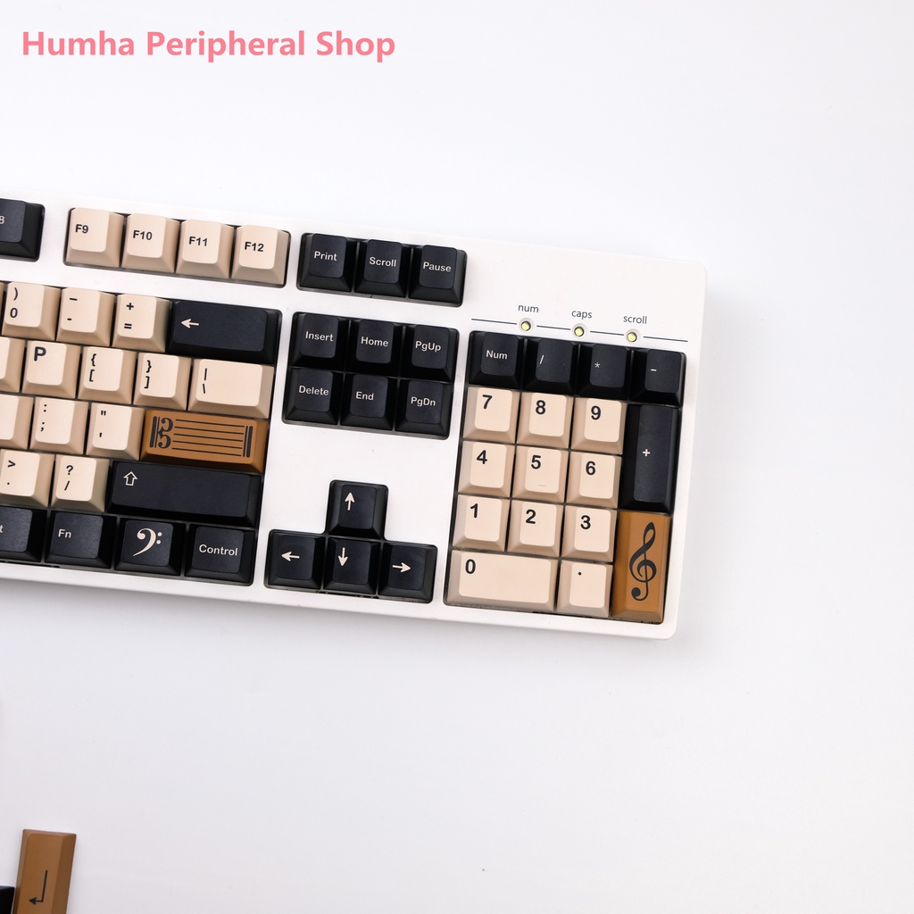 Humha Maestro keycap 140 keys PBT material Dye-Sublimation Cherry profile Mechanical Keyboard ...