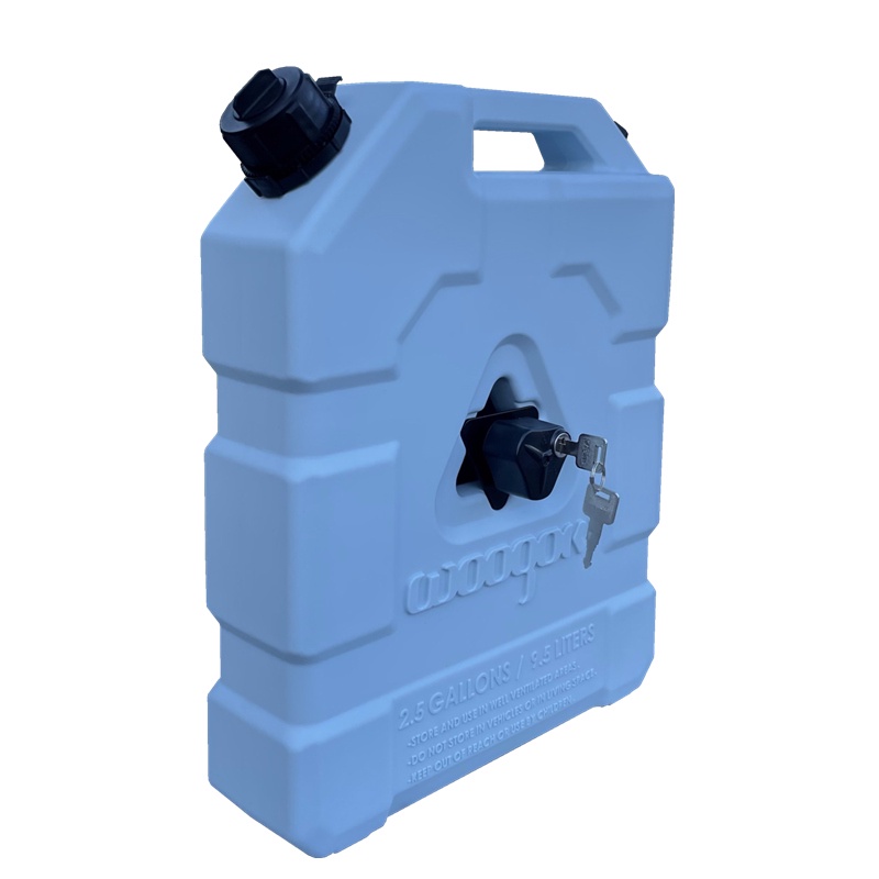 10L (2.5Gallons) Car Wrangler Motorcycle Jerry Can With Lock Spare Fuel ...