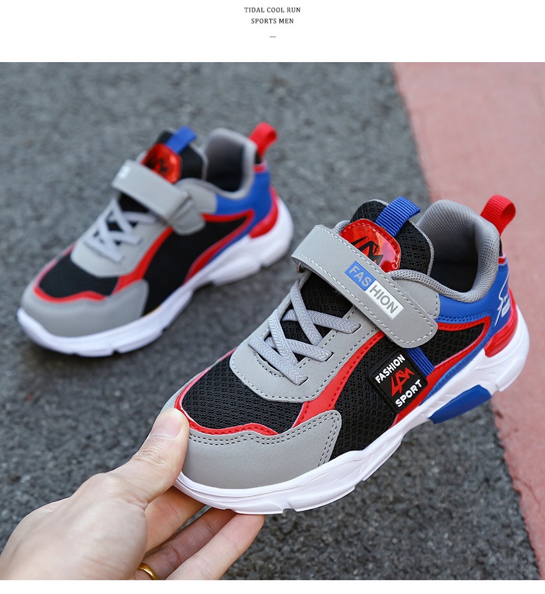 Kids Shoes Kids Breathable Mesh Running Shoes Anti-Slip/Super Light ...