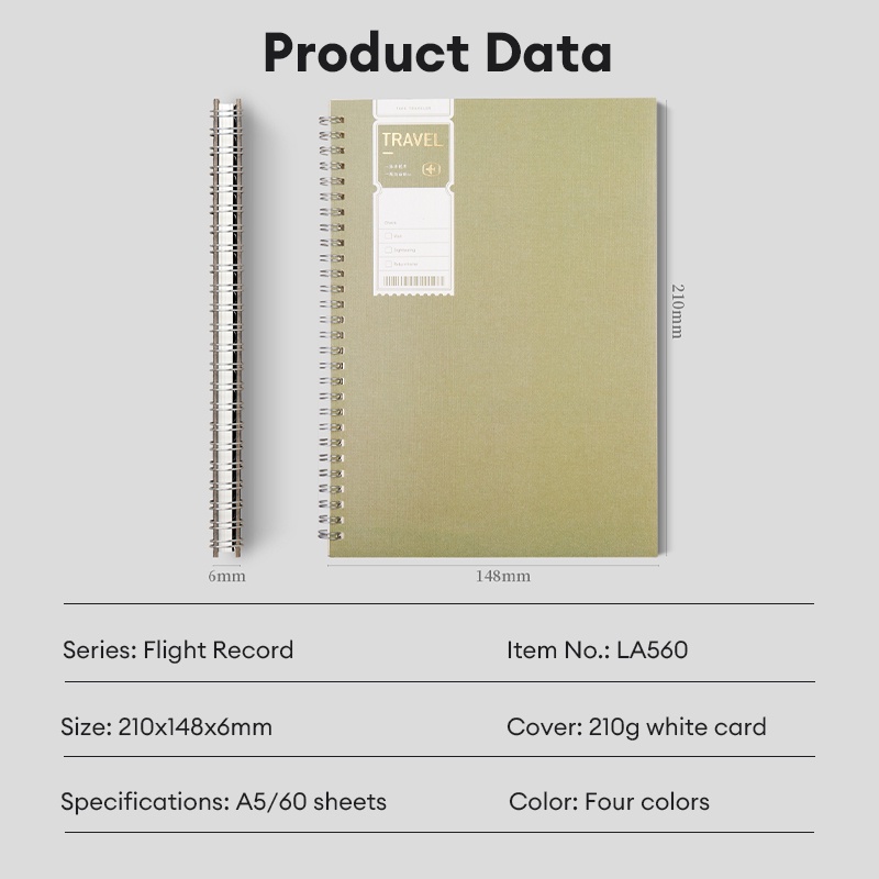 Deli A5 Notebook 60Sheets Spiral Coil Notebook LA560 | Shopee Philippines