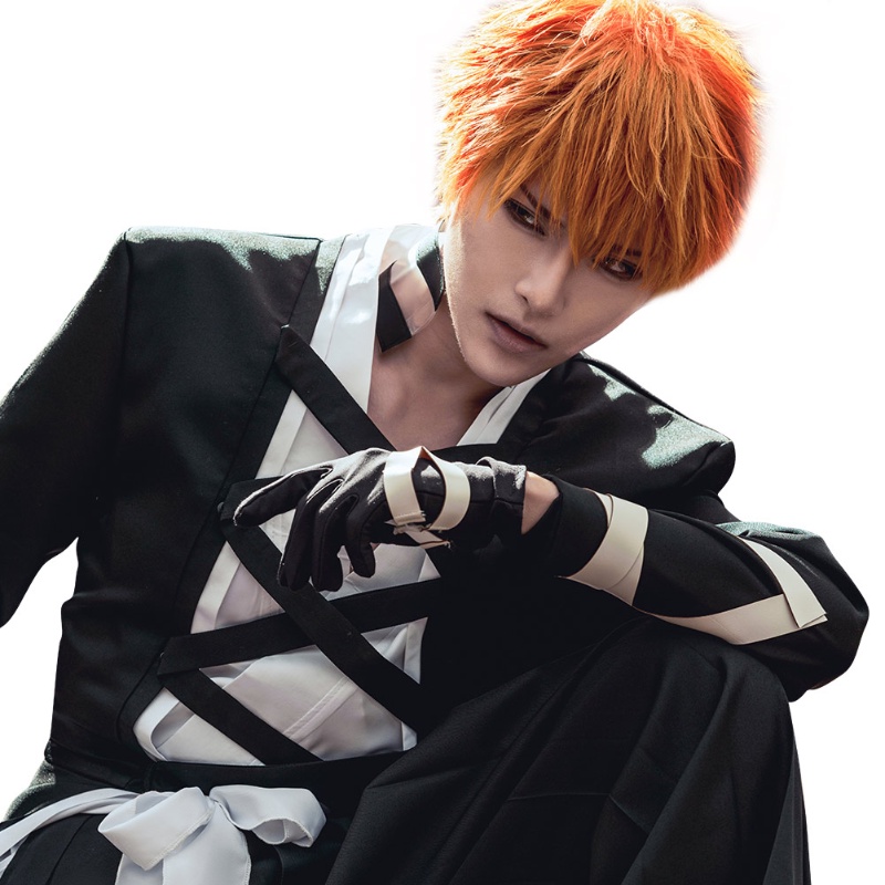 Anime Bleach Kurosaki Ichigo Cosplay Costume Thousand-Year Blood War ...