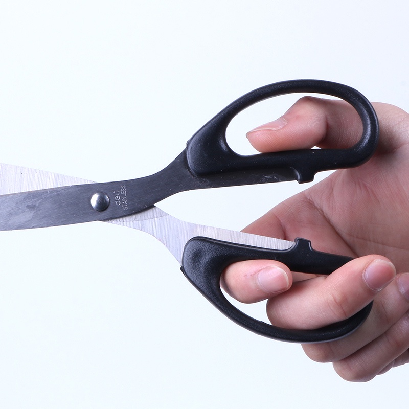 Deli Stainless Steel Scissors School Hand-Made Multifunctional Scissor ...