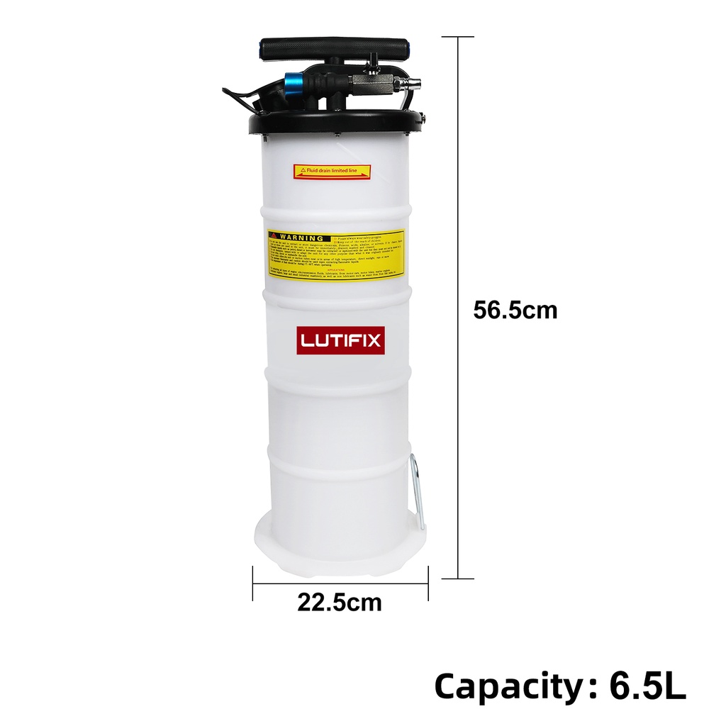 LUTIFIX 6.5L Engine Oil Changer Vacuum Transmission Fluid Extractor ...