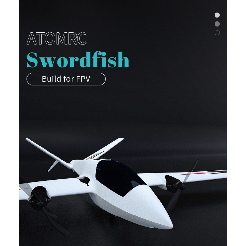 ATOMRC Swordfish V1.1 1200mm Fixed Wing Wingspan FPV Aircraft Airplane ...