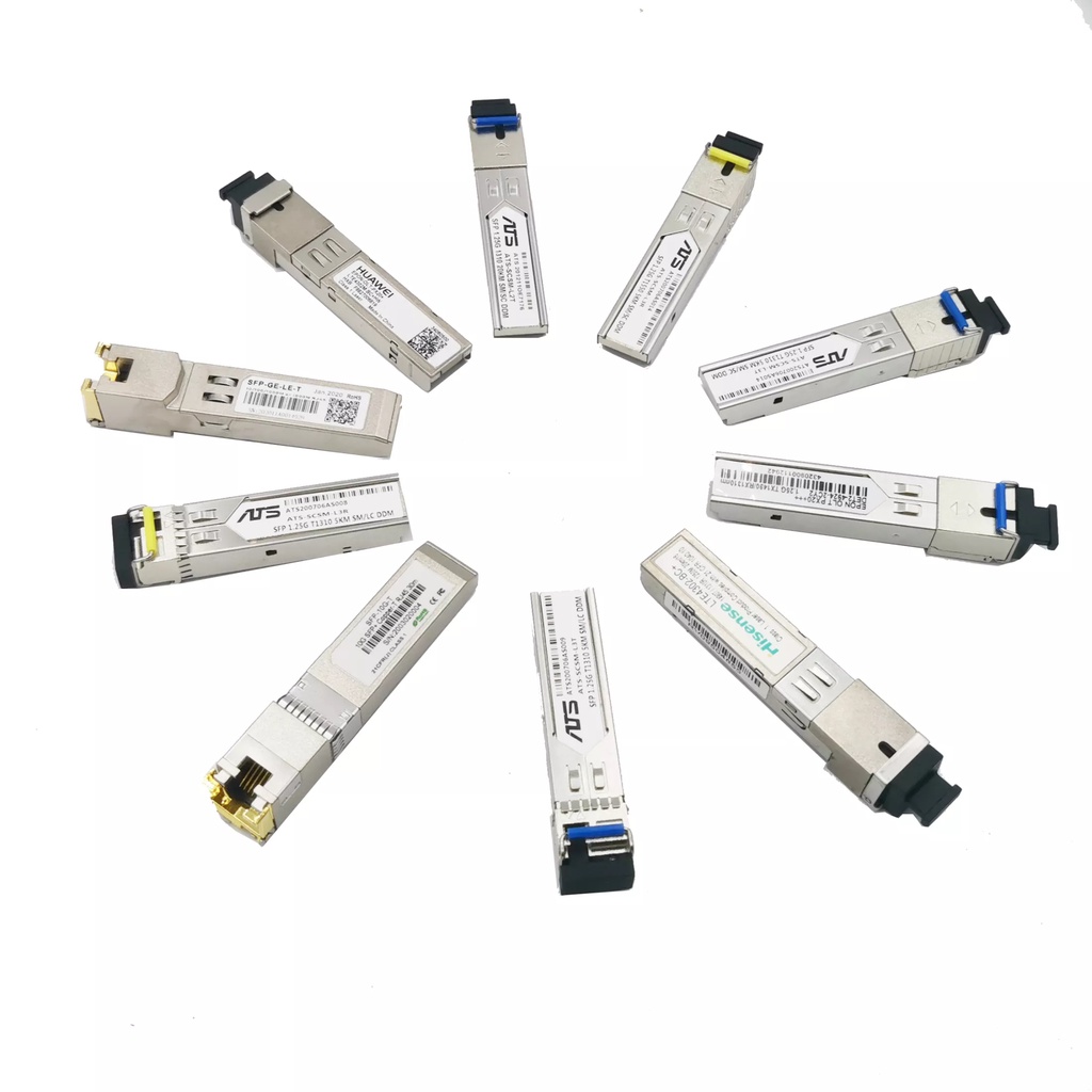 Single mode SC Connector Optical fiber Transceiver Compatible bidi 1.25g 1310/1550 5km sfp ...