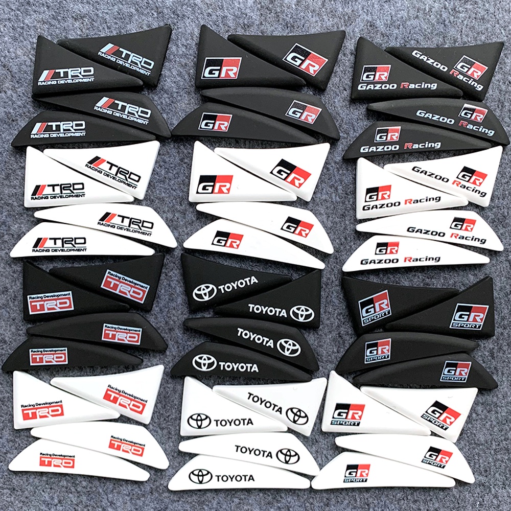 Toyota GR TRD Car Door Corner Protection Sticker Anti Collision Scratch ...