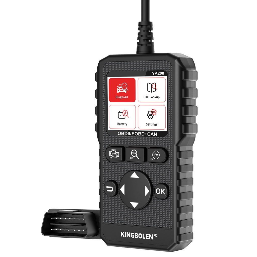 KINGBOLEN YA200 OBD2 Scanner Professional Auto Engine System Diagnostic ...