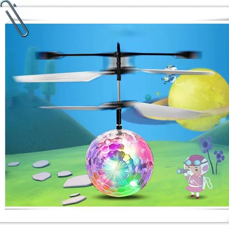 Rc Helicopter Drone Flying Ball Infrared Remote Control-Induction ...