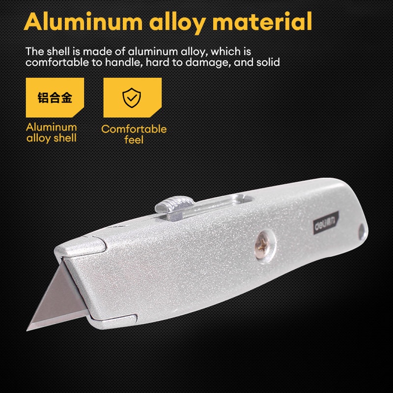 Deli Heavy Duty Cutter Utility Blade Industrial T-shaped Utility Knife ...