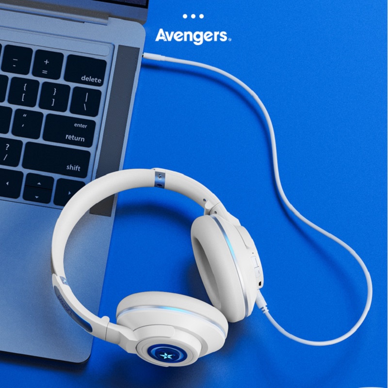Marvel Original Wireless Bluetooth Noise Cancelling Gaming Headphones ...