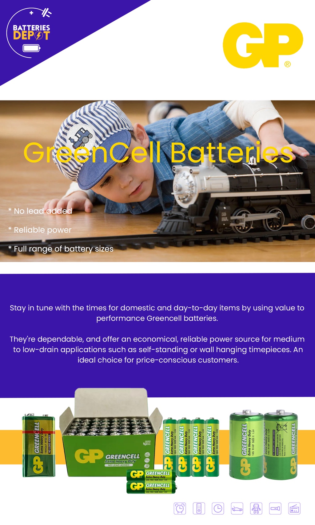 GP Greencell Carbon Zinc AA Batteries (Per Box) | Shopee Philippines