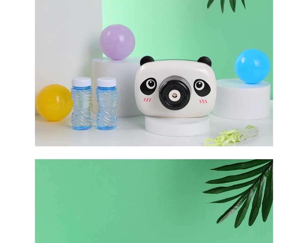 MINISO Animal Series Electric Camera Bubble Machine Foam Outdoor Play ...