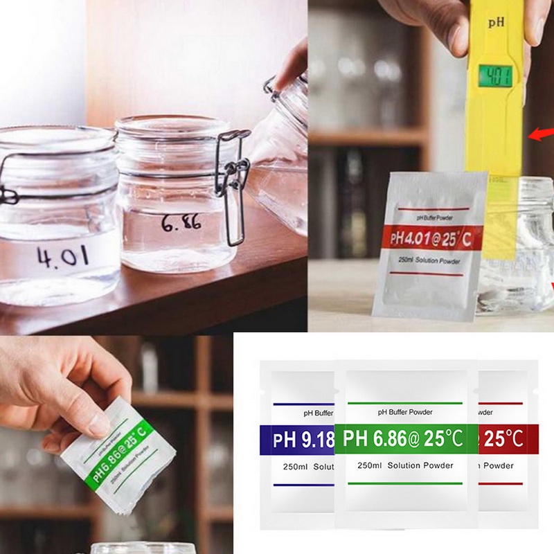 Reeopee PH Meter Calibration Powder PH Meter Buffer Powder For PH Level ...