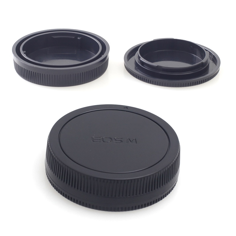 Rear Lens Cap Cover and Camera Body Cap For Canon EOS M /M2 / M3 / M5 ...