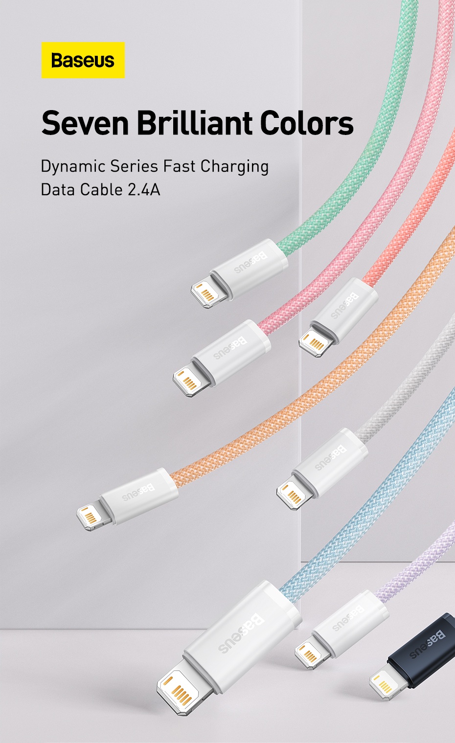 Baseus USB to iP 2.4A Cable For Phone Data Wire | Shopee Philippines