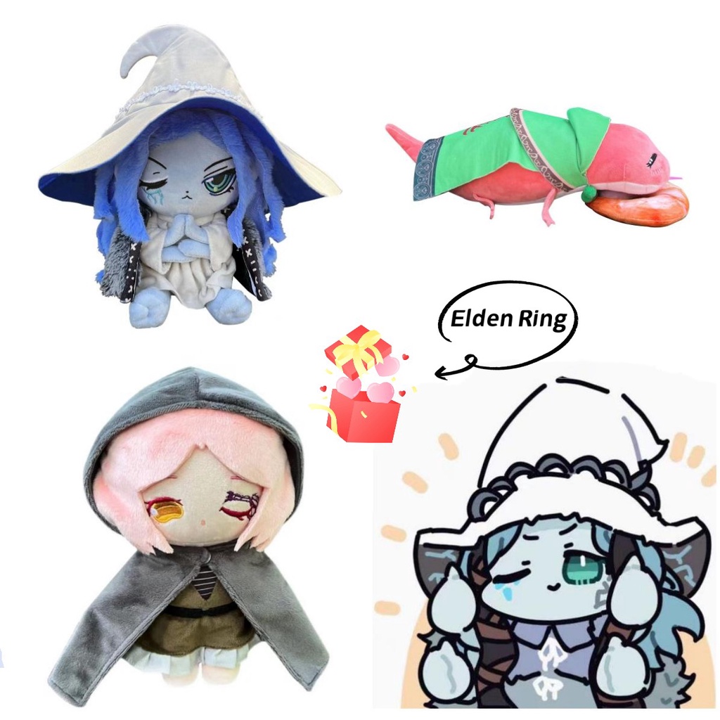 Elden Ring Ranni Plush Doll Melina Snake Rya Eldenring Miniature ...