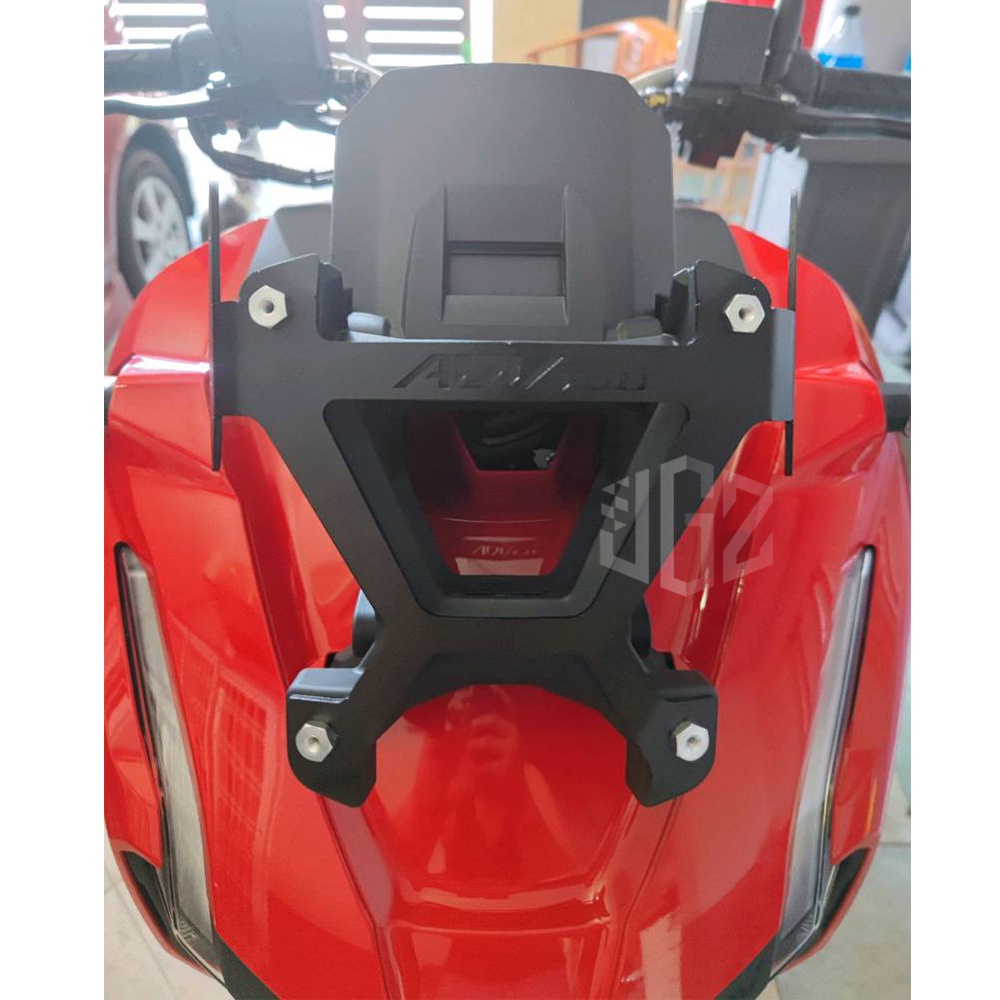 ADV Side Mirrors Adapter Motorcycle Windshield Bracket Fixed Stent ...