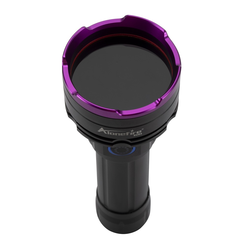 Alonefire SV83 30W UV Flashlight Black Light Rechargeable 365nm ...