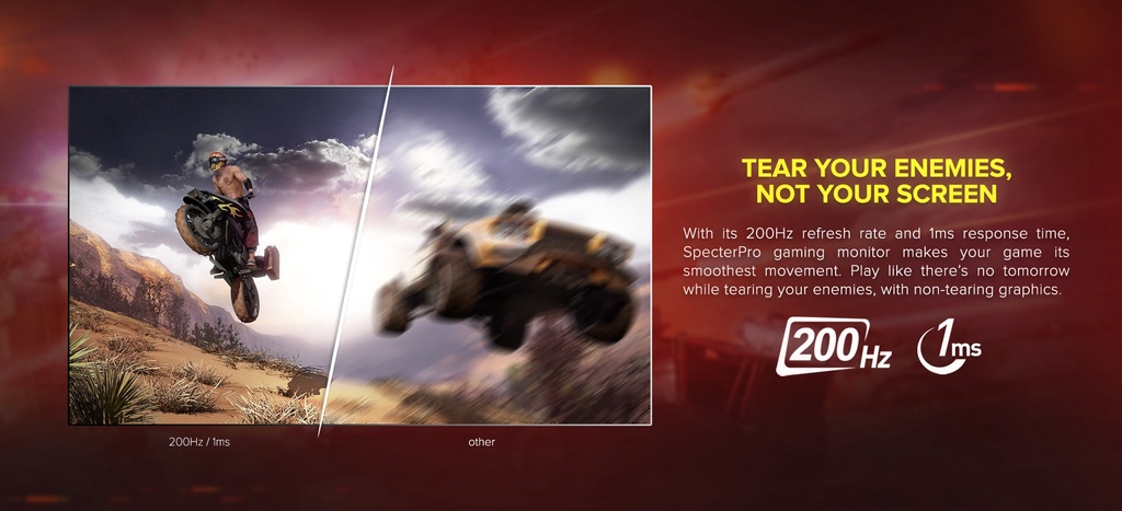 EasyPC | SPECTERPRO 29200UW 29 inch IPS 200Hz Ultrawide Gaming Monitor ...