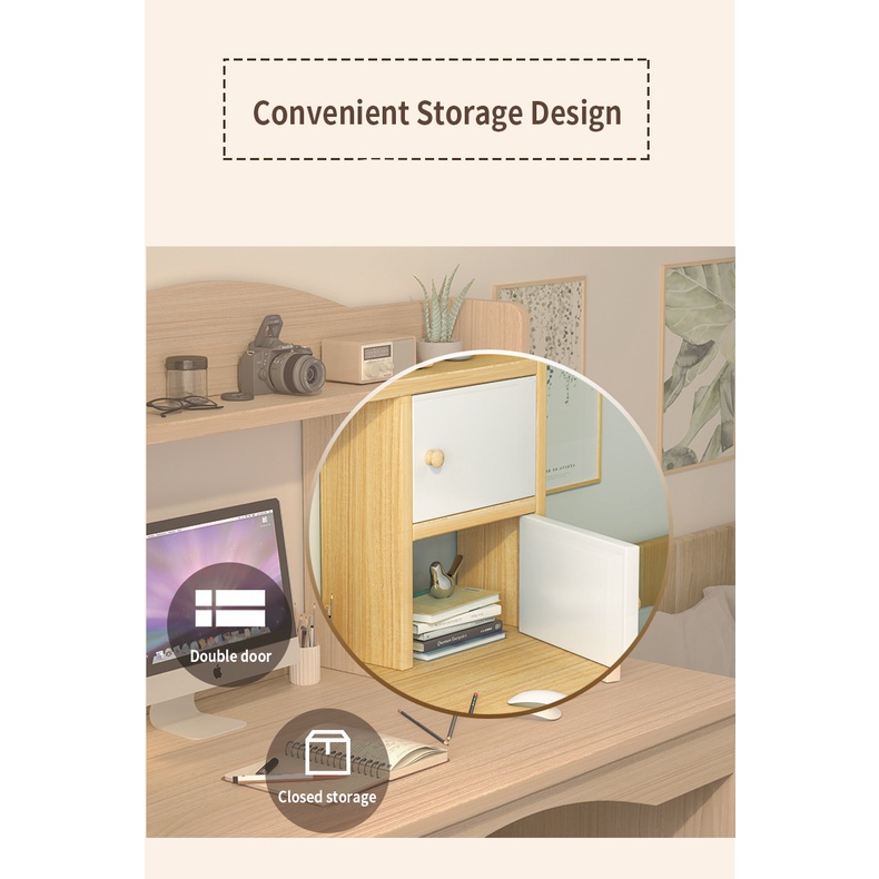 Study Table With Drawer Computer desk desktop home desk bookcase ...