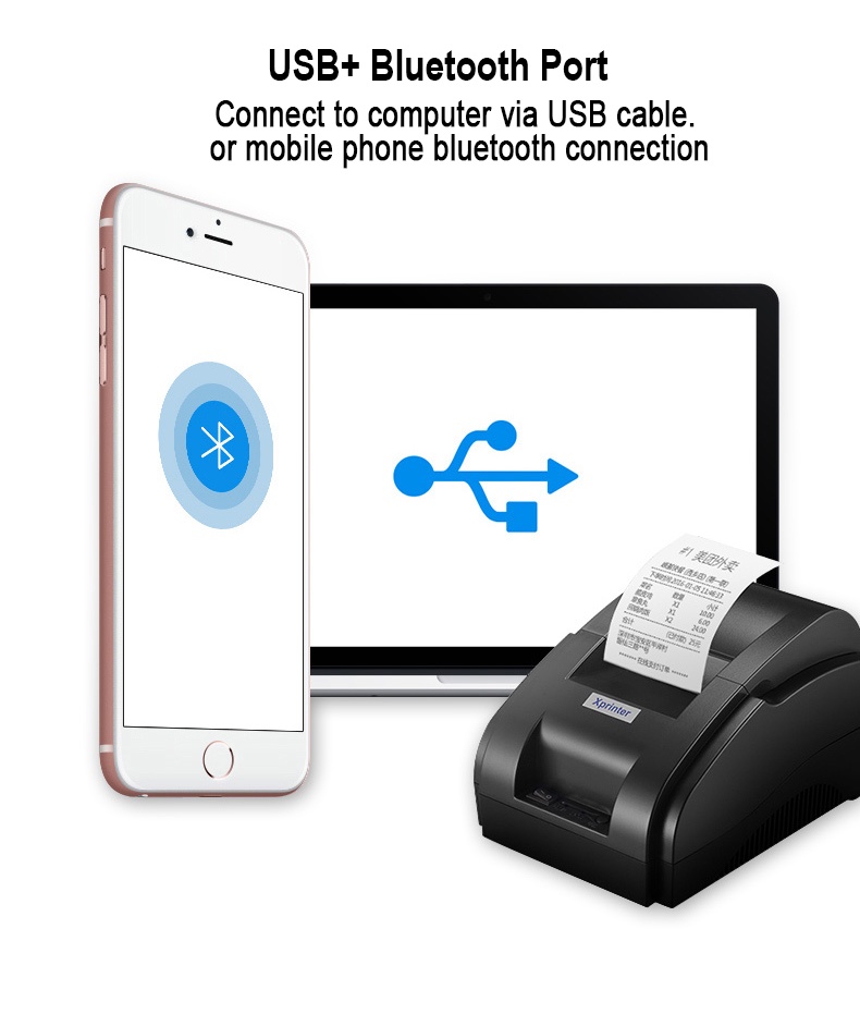 【On Hand】Combo Set A Mobile Thermal Bluetooth Printer Cash Drawer with ...